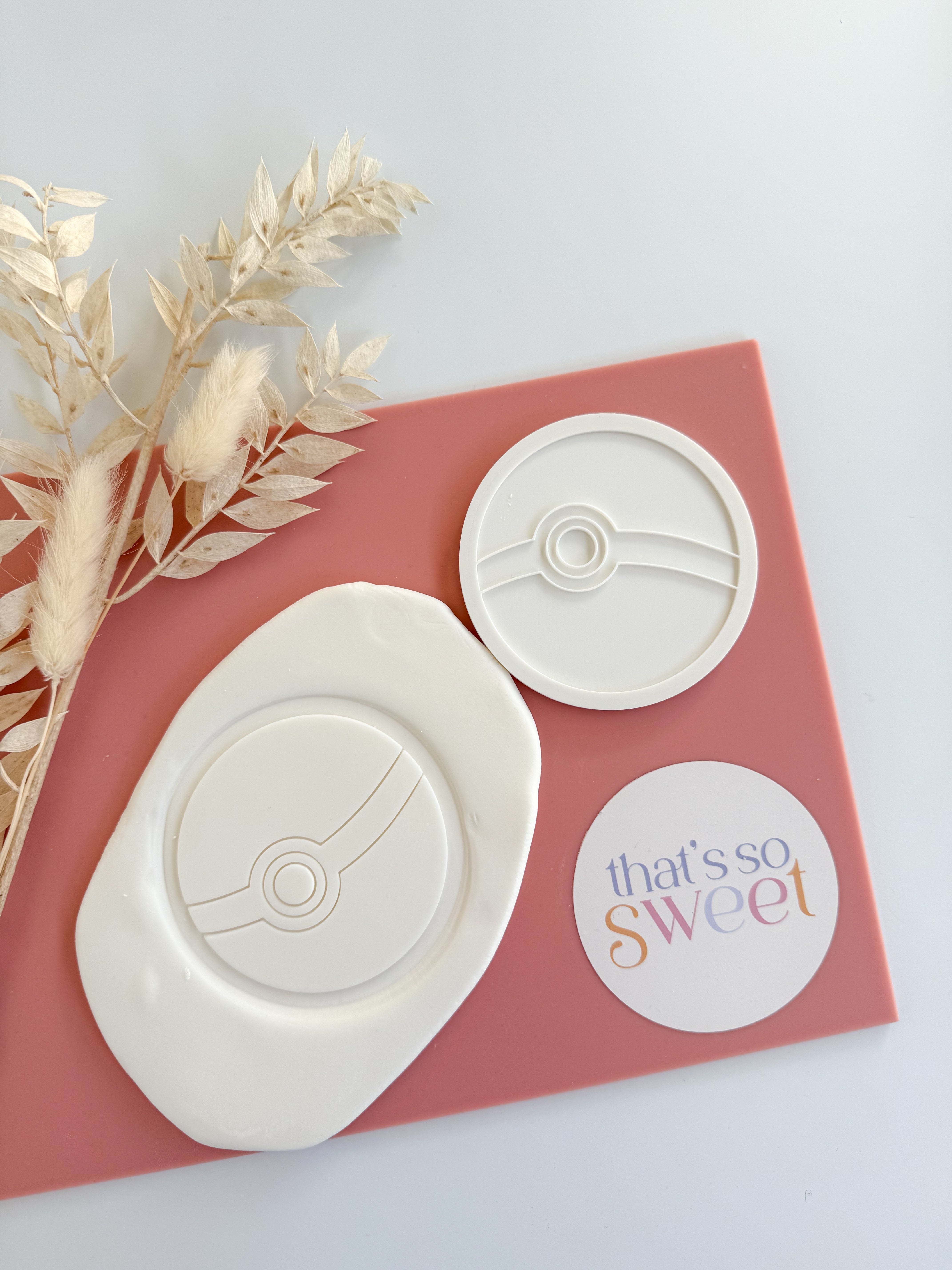 Poke Ball (Stamp Only) – That's so Sweet Designs