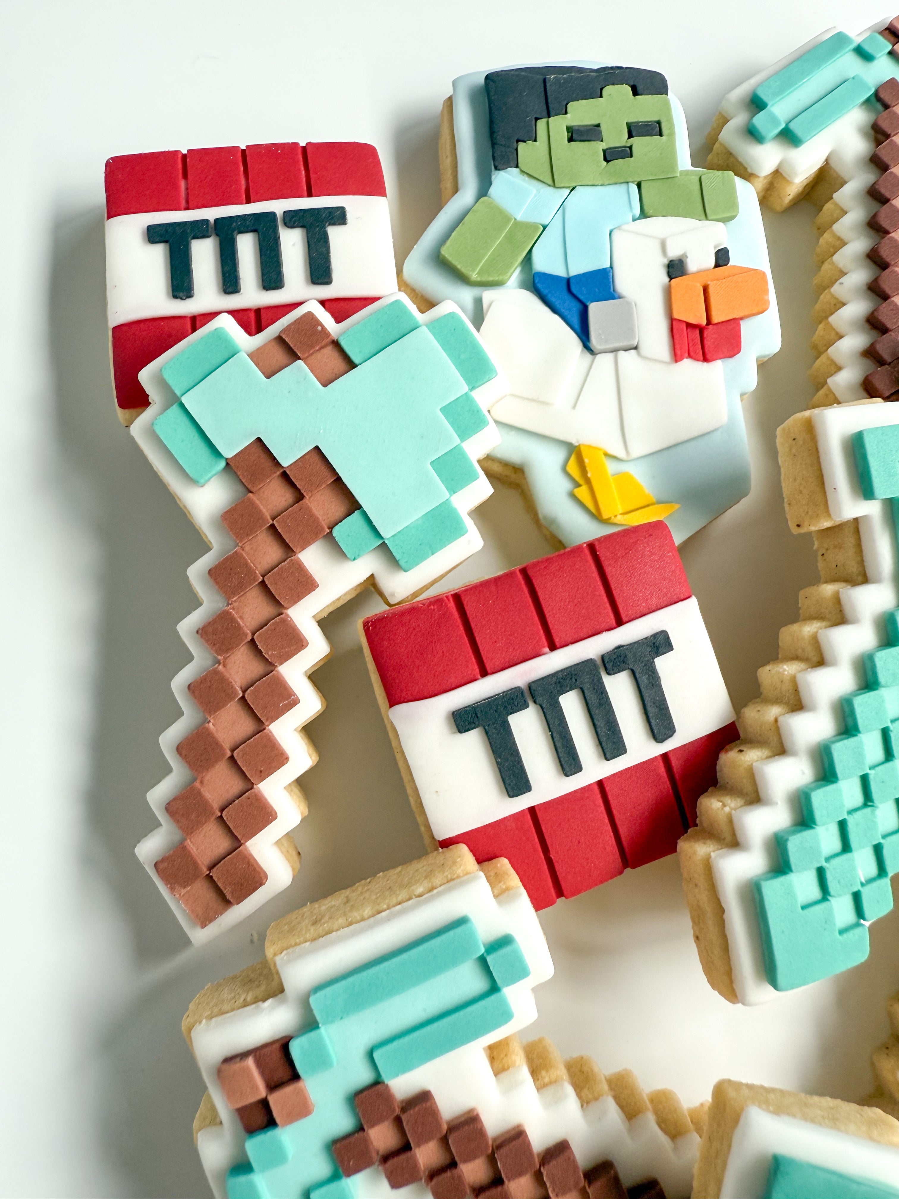 Minecraft Axe Stamp and Cutter – That's so Sweet Designs