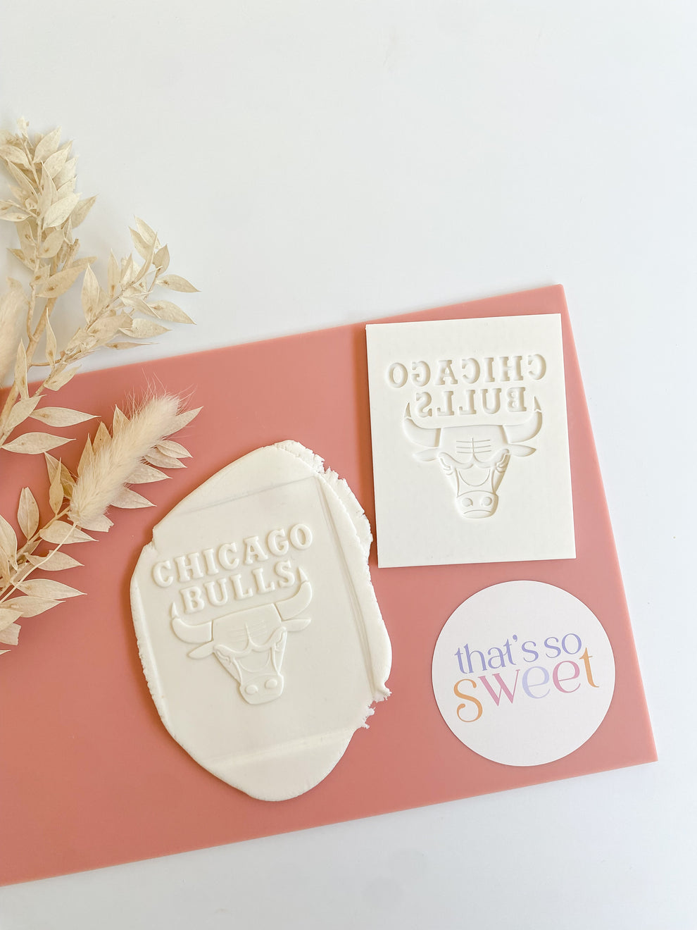 Chicago Bulls Stamp and Cutter – That's so Sweet Designs