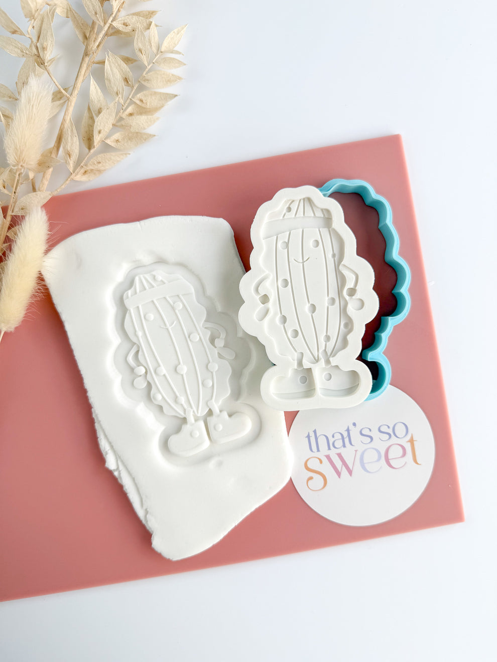 Pickle Player Cookie Stamp and Cutter – That's so Sweet Designs