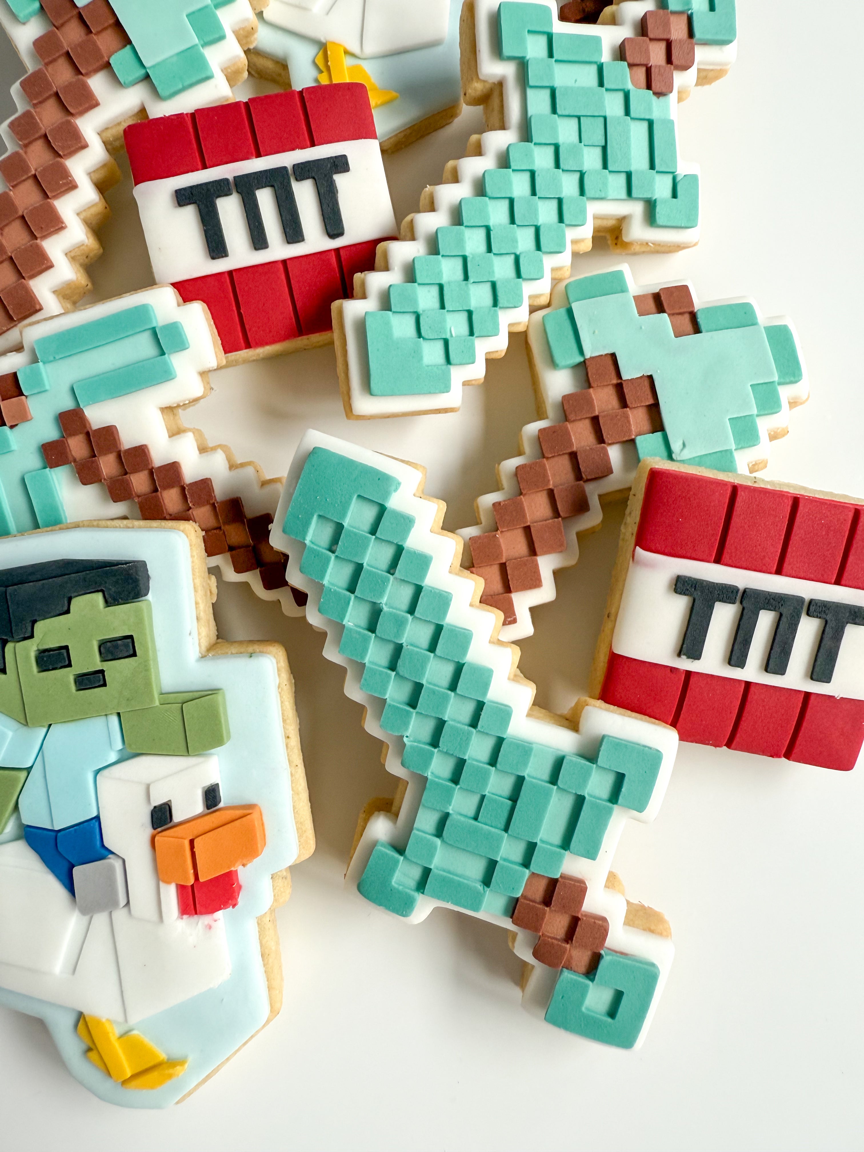 Minecraft Sword Stamp and Cutter – That's so Sweet Designs