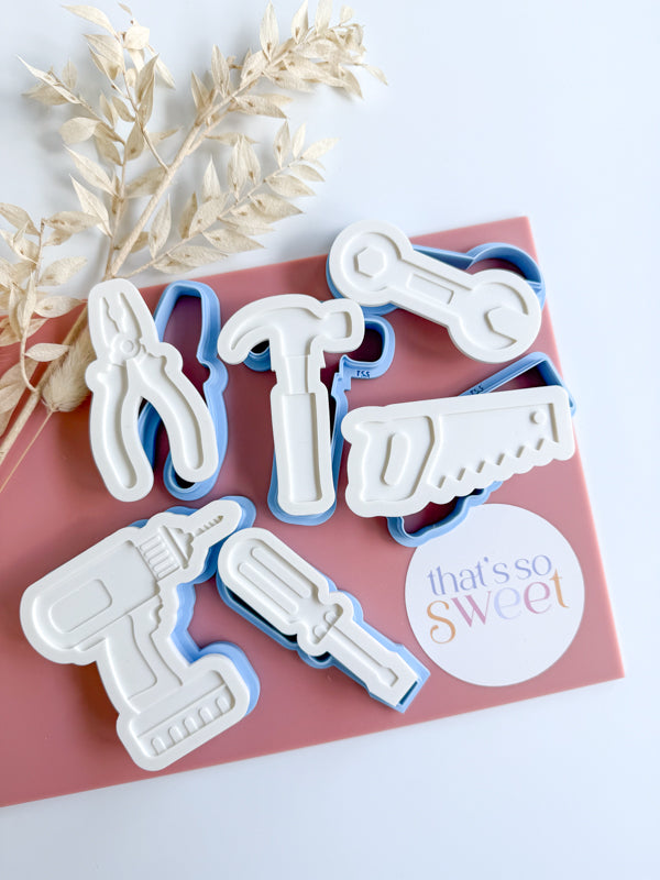Handy Tools Bundle Cookie Stamps and Cutters – That's so Sweet Designs
